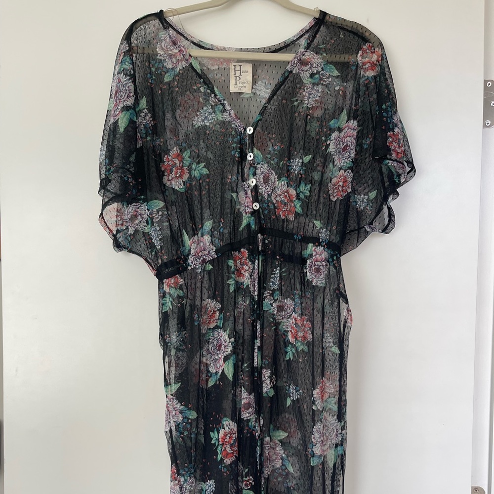 Sheer Haute Project Sheer Kimono - Gem